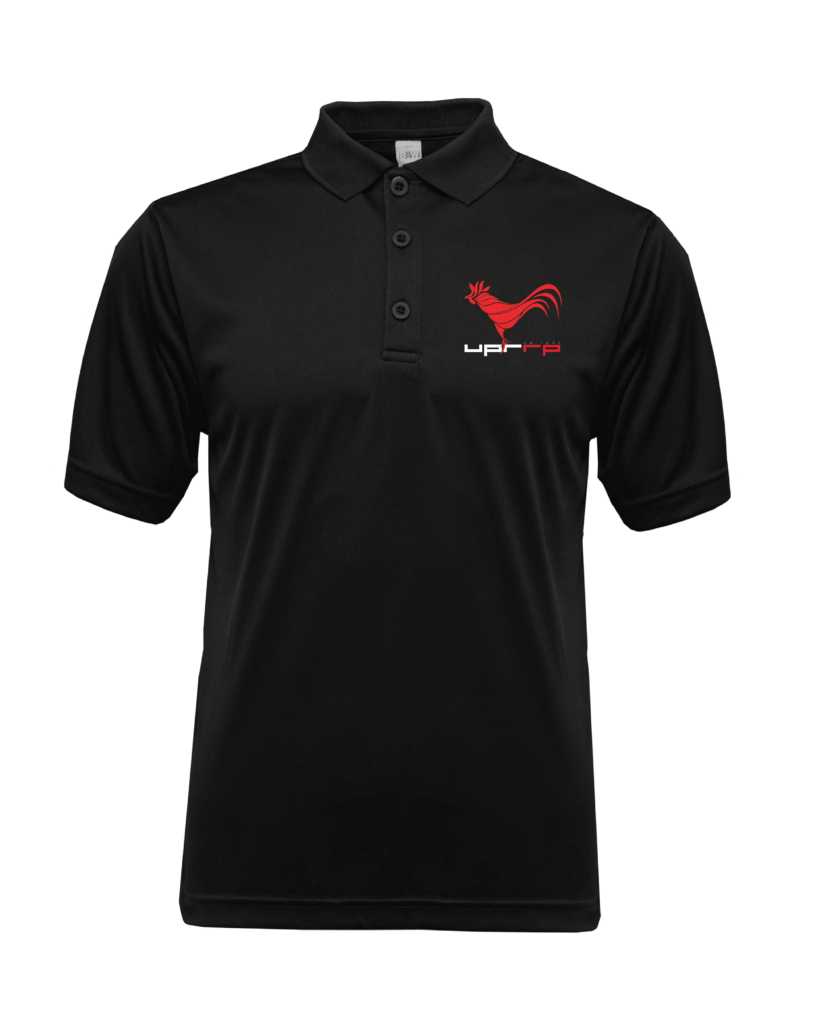 Gentlemen’s “Gallito” Black Performance Polo – Mi IUPI Shop